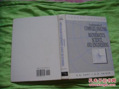 Fundamentals of complex analysis for mathematics ,science,and engineering 复分析基础及工程应用_E.B.SAFF ...