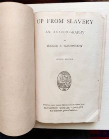 UP FROM SLAVERY BOOK T. WASHINGTON_booker t. washington_孔夫子旧书网