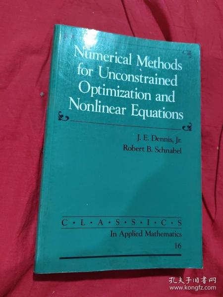 Numerical Methods for Unconstrained Optimizaton and Nonlinear Equations ...