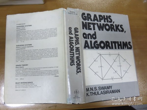 英文原版：GRAPHS,NETWORKS,and ALGORITHMS（图表、网络和算法，缺少扉页、目录，正文从第17页开始，其他详情请看图，精装）M31_请看图_孔夫子旧书网