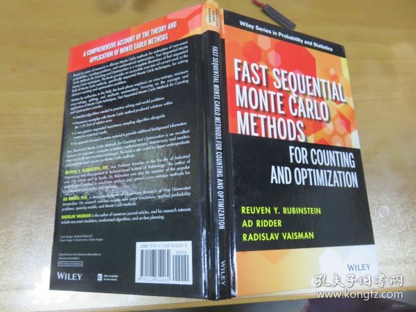 英文原版：FAST SEQUENTIAL MONTE CARLO METHODS FOR COUNTING AND OPTIMIZATION（快速顺序蒙特卡罗方法--用于计算和优化 缺少扉页 ...