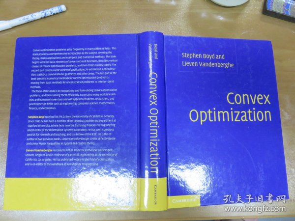 英文原版convex Optimization凸优化) 2015年出版 精装 M1 请看图孔夫子旧书网