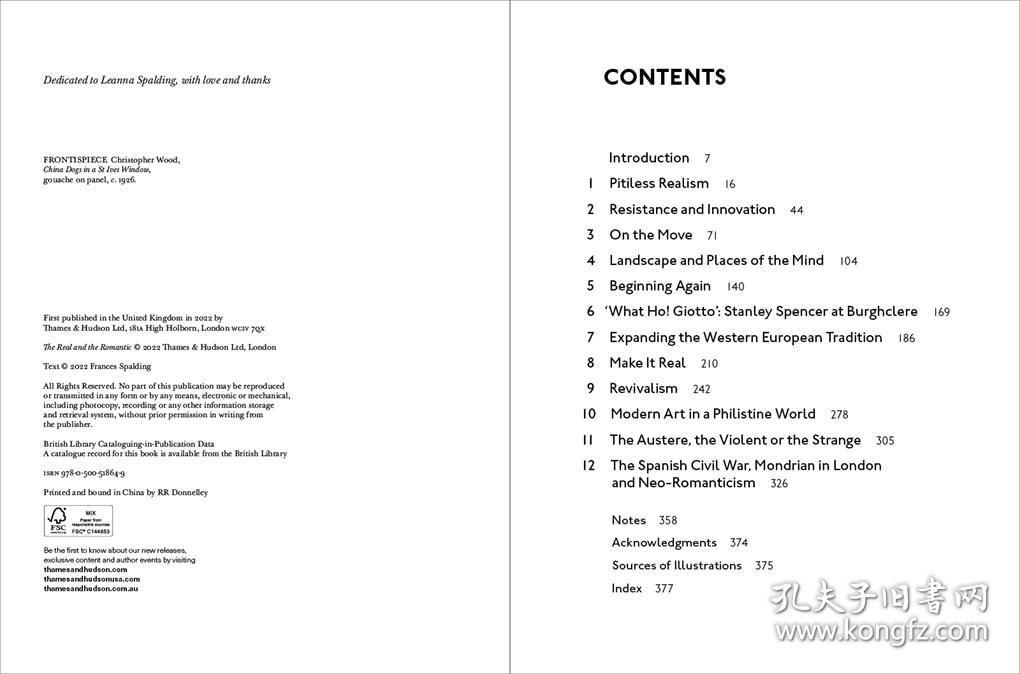 The Real and the Romantic : English Art Between Two World Wars 进口艺术 真实与 ...