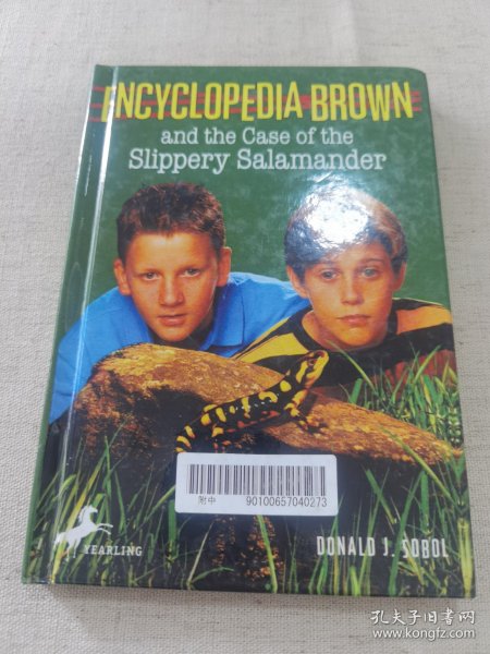 英文原版：encyclopedia brown and the case of the slippery salamander_Donald ...