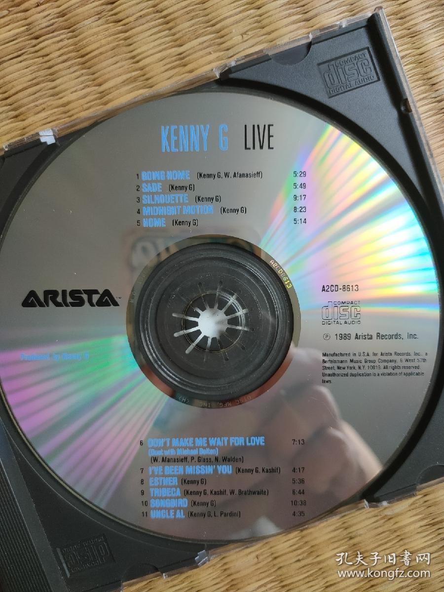 Kenny G:Live 肯尼G:现场-美无码头版，cd圣经上榜天碟-老碟正常使用痕迹,您可较其他版本听出更多细节和动态！93cd圣经评论道:kennyG的演奏是他个人最佳的一次，多每表现他的 ...
