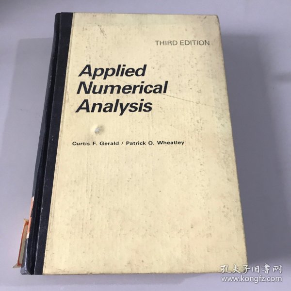 Applied Numerical Analysis 应用数值分析_见图_孔夫子旧书网