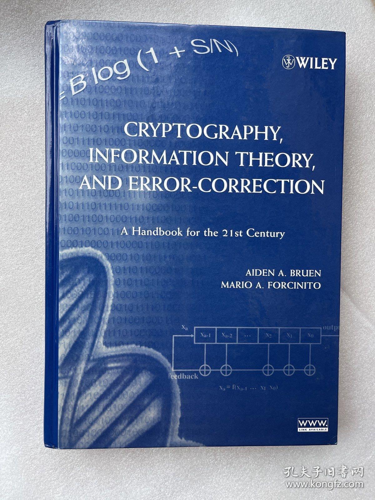 现货 英文原版 Cryptography, Information Theory, and Error-Correction: A Handbook for the 21st Century ...