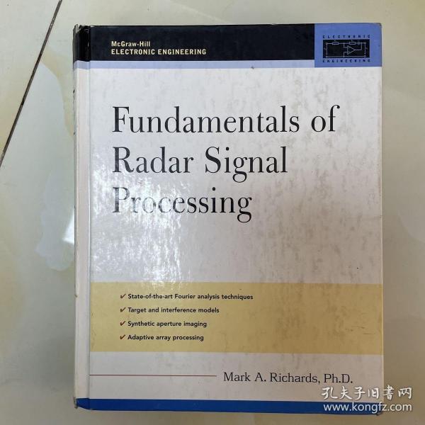 Fundamentals Of Radar Signal Processing_Mark A. Richards_孔夫子旧书网