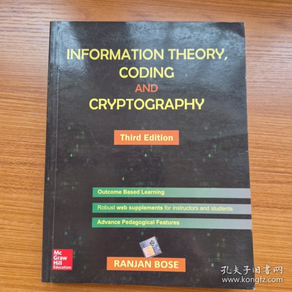 INFORMATION THEORY CODING AND CRYPTOGRAPHY_RANJAN BOSE_孔夫子旧书网