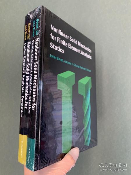现货 Nonlinear Solid Mechanics for Finite Element Analysis 2 Volume 英文原版 非线性固体力学 非线性有限元分析_Javier ...