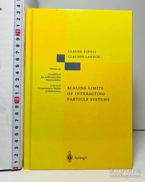 原版现货 Scaling Limits of Interactingparticle systems_看图_孔夫子旧书网