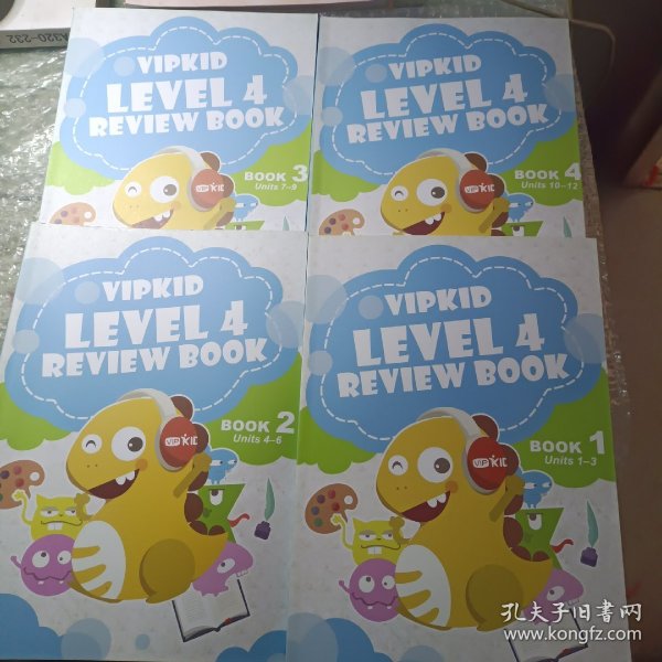 VIPKID LEVEL 4 REVIEW BOOK 1—4合售_孔夫子旧书网