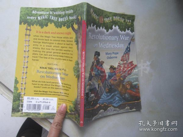 Magic Tree House #22：Revolutionary War on Wednesday【32开 英文原版】_Mary Pope ...